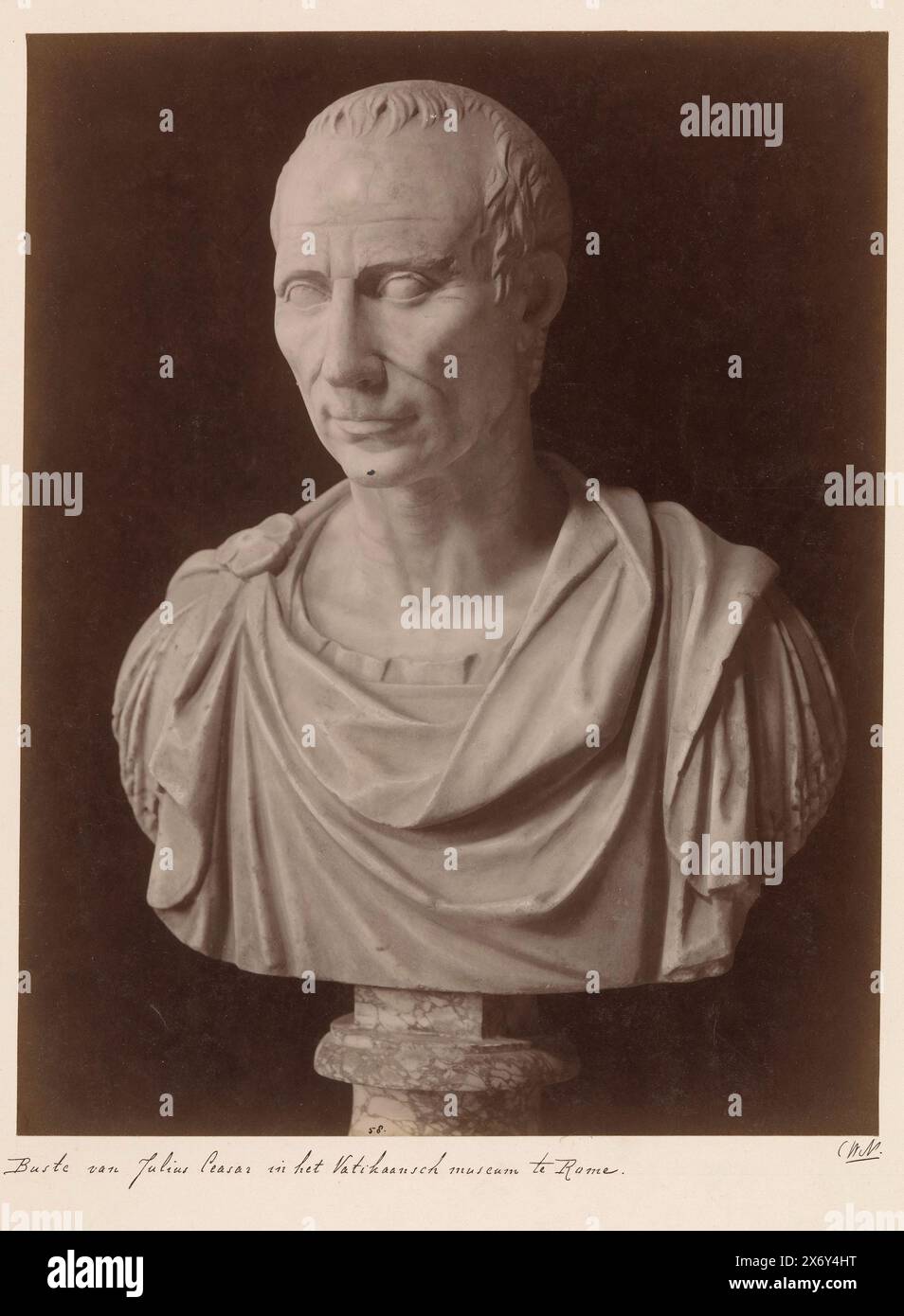 Bust of Julius Caesar, Bust of Julius Caesar in the Vatican Museum in ...