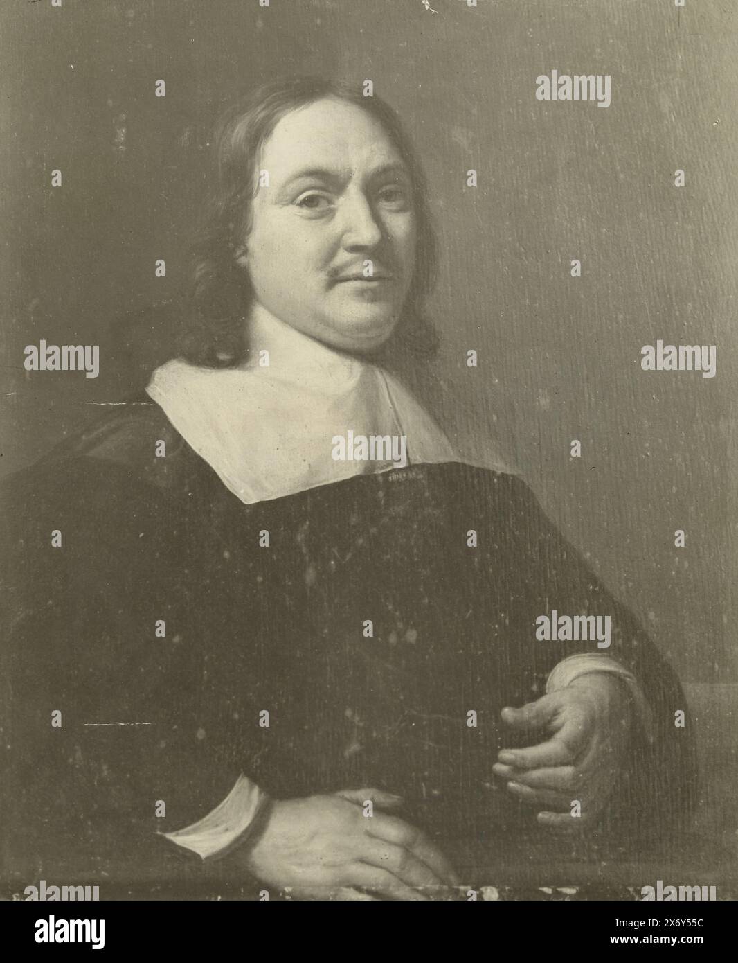 Portrait of a man, Photo reproduction of a painting of a portrait of an ...