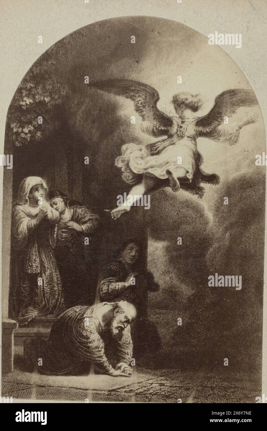 The angel leaves the house of Tobias' family., Photo of a copy of ...