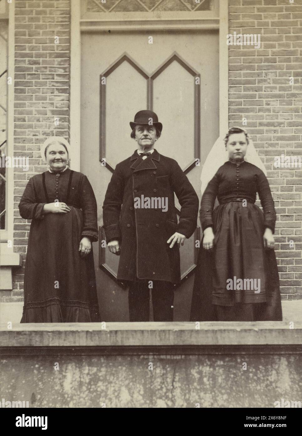 Portrait of the Saaman family in Zeeland traditional costume, The ...