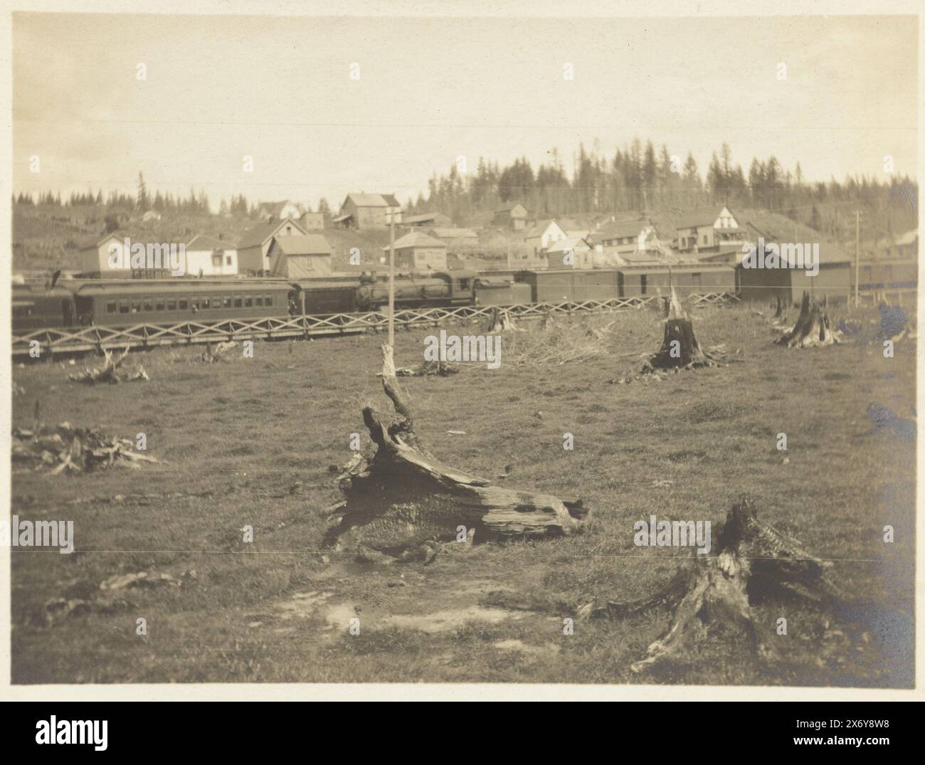 The far west, Mission Junction (title on object), Presumably the area ...