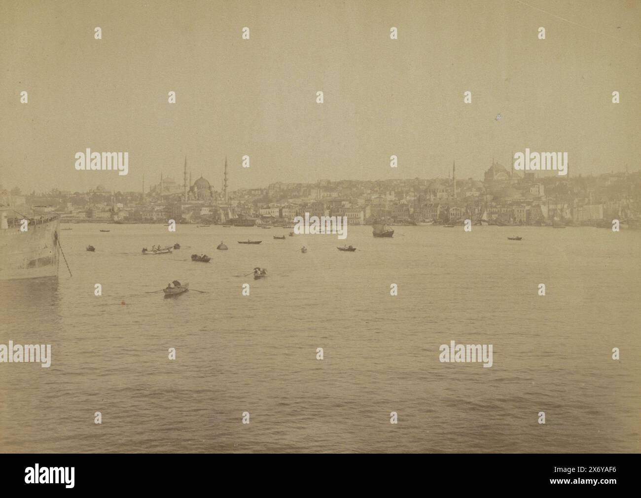 View of Istanbul, Vue de Stamboul (title on object), Part of Travel ...