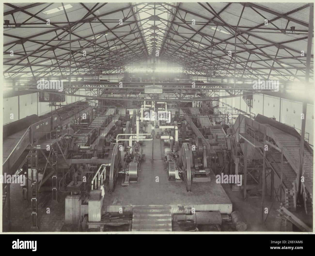Factory hall, probably interior of a sugar factory in Purworejo, Part ...