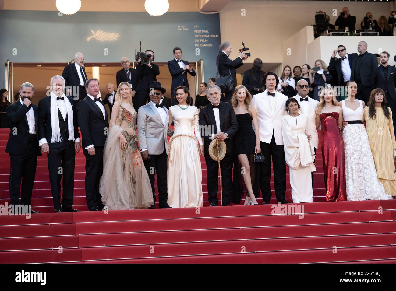 Cannes, France. 16th May, 2024. Shia LaBeouf, Syr Esposito, Jon Voight ...