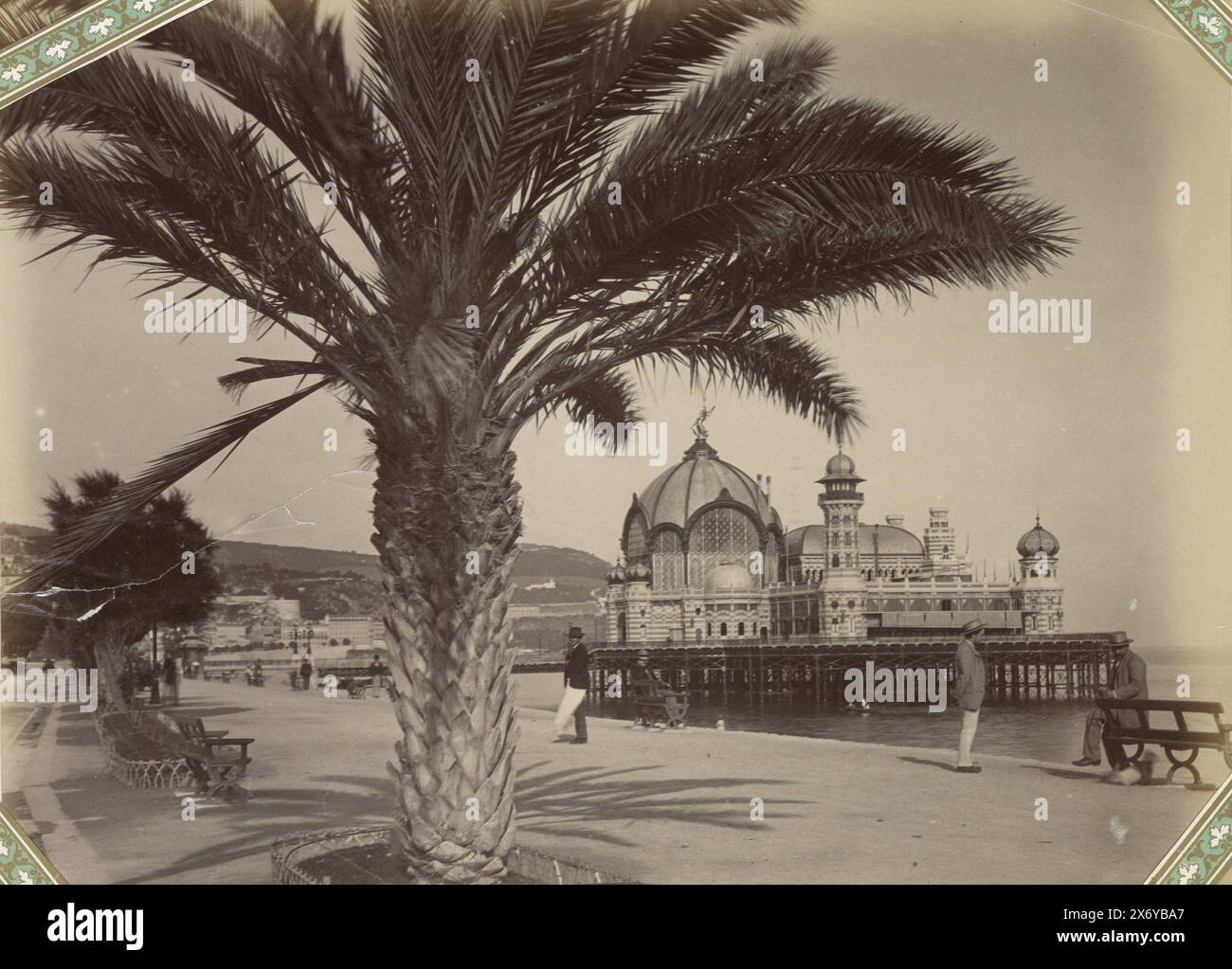 Boulevard in Nice with a pier with buildings on the right, Nice - La ...