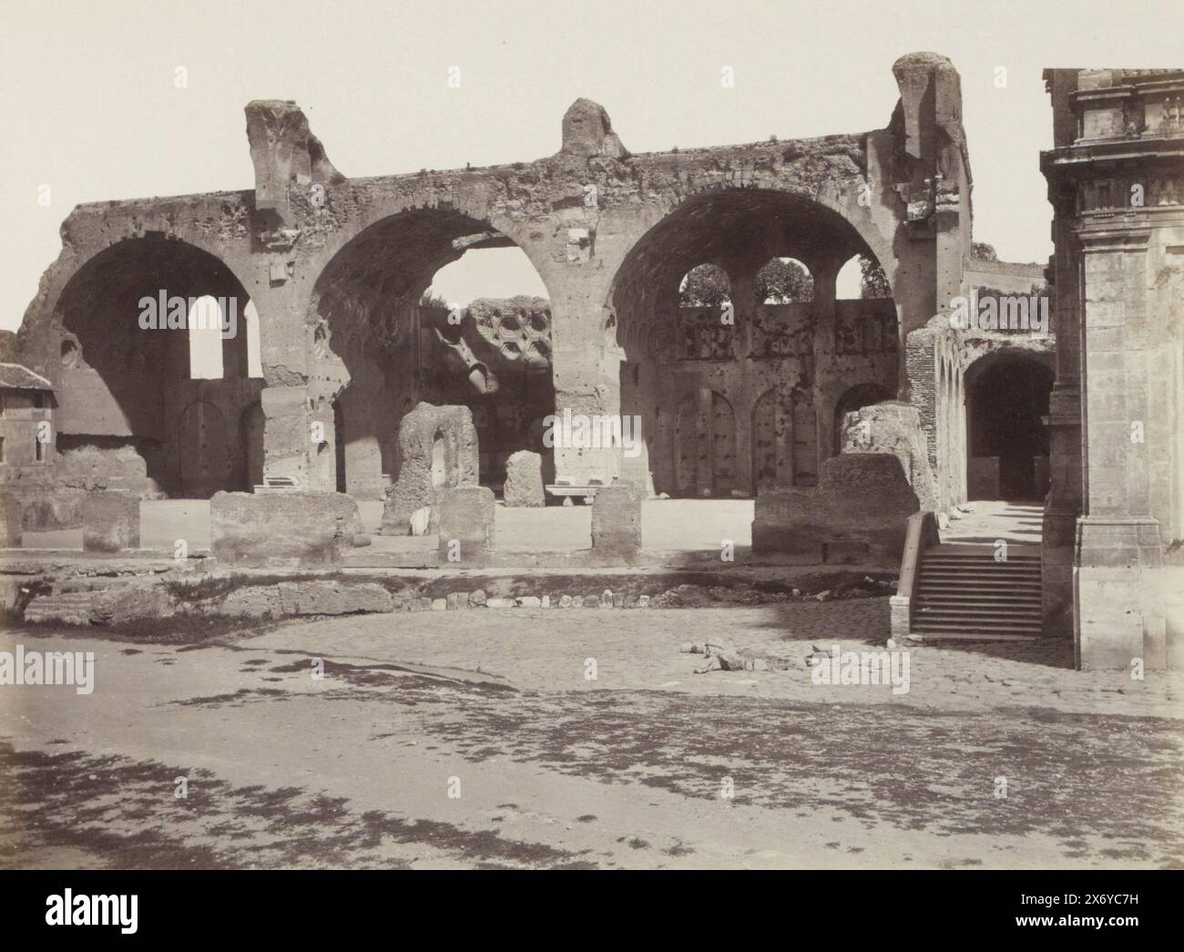 Basilica of Maxentius in Rome, Temple of Peace (Basilica of Gostantine ...