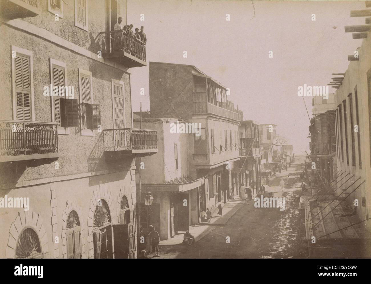 View of Rue Colmar in Suez, Rue Colmar à Suez (title on object), Part ...