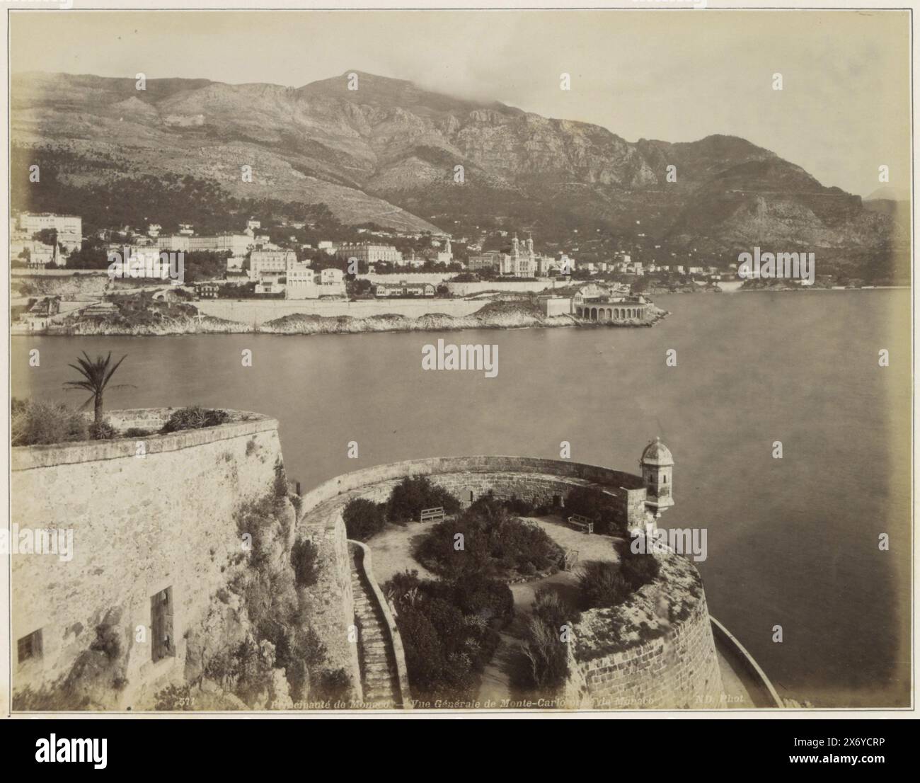 View of Monte Carlo from Monaco, Principauté de Monaco - Vue Générale ...