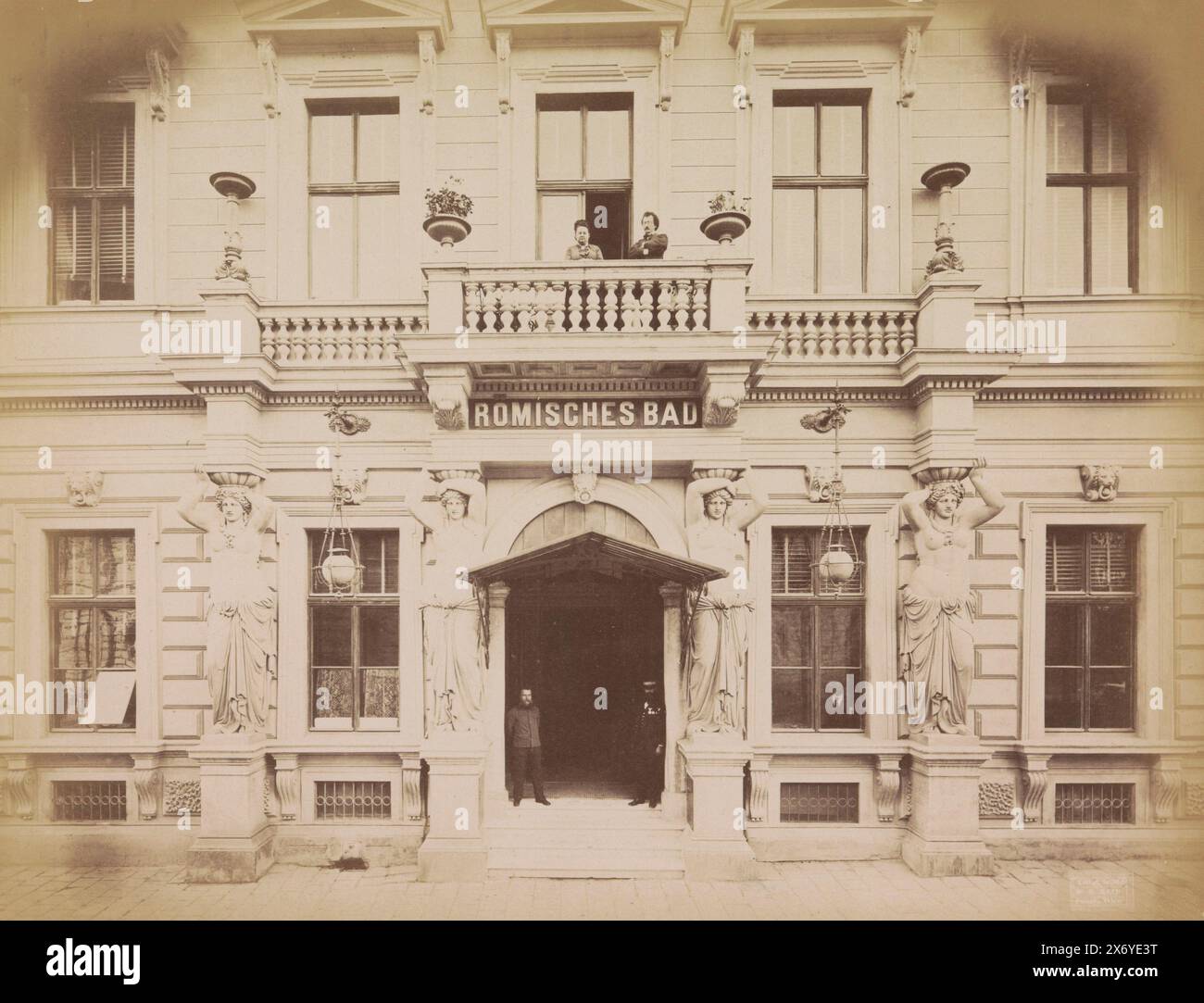 Roman bathhouse in Vienna, Austria, Coll. A (series title on object ...