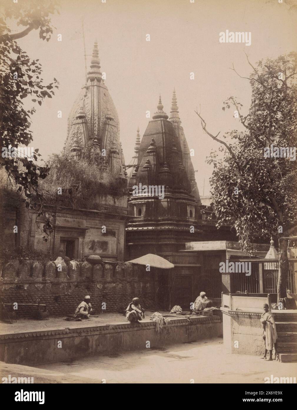 Kashi Vishwanath temple at Varanasi, Uttar Pradesh, India, photograph ...