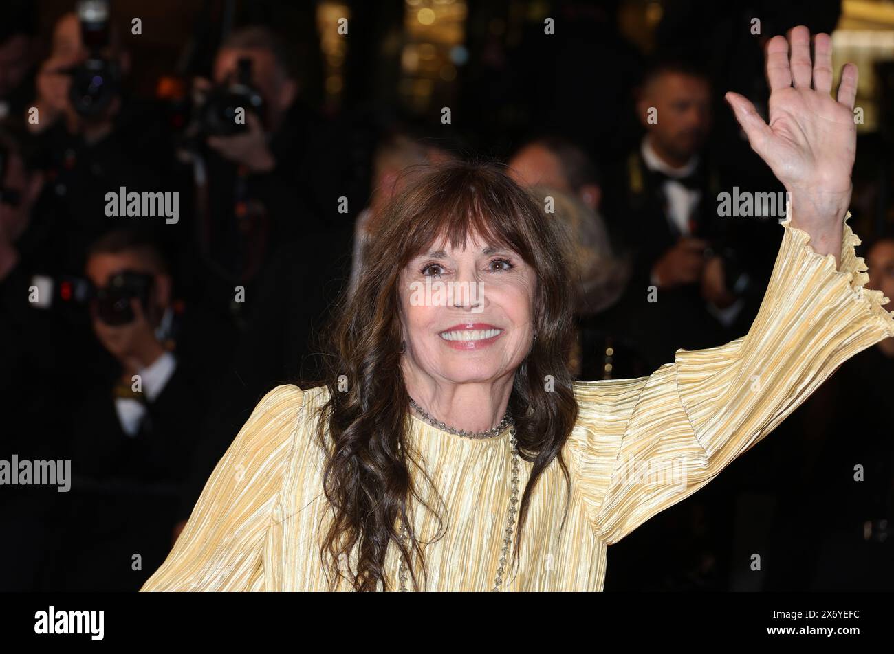 Cannes, France. 17/05/2024, Talia Shire is seen leaving the ...