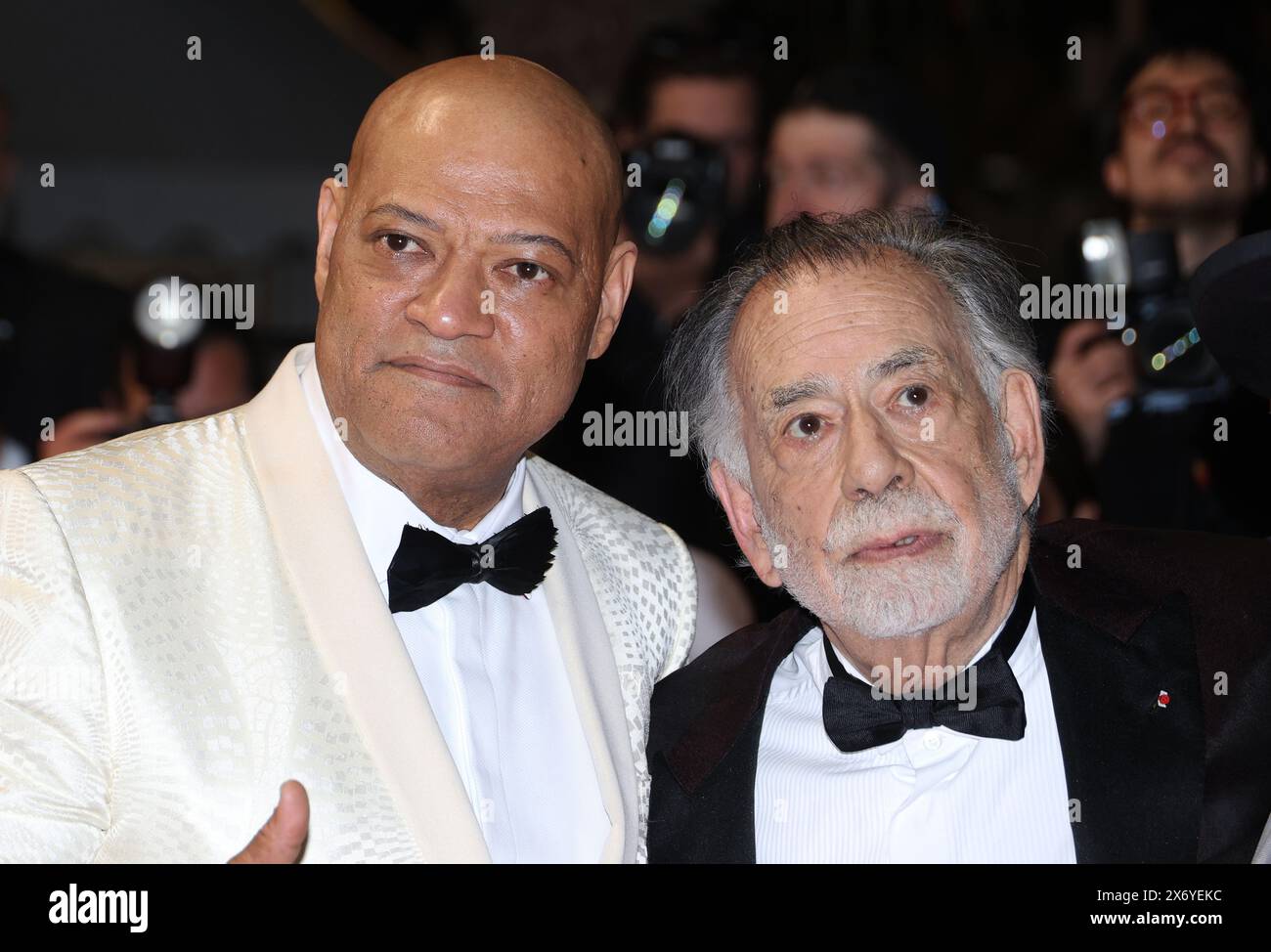 Cannes, France. 17/05/2024, Francis Ford Coppola, Laurence Fishburne ...