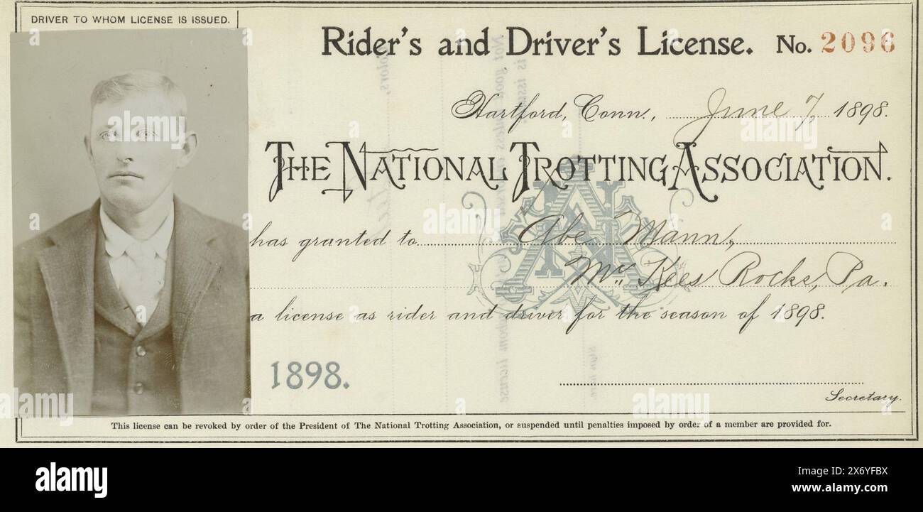 Paper drivers license hi-res stock photography and images - Alamy