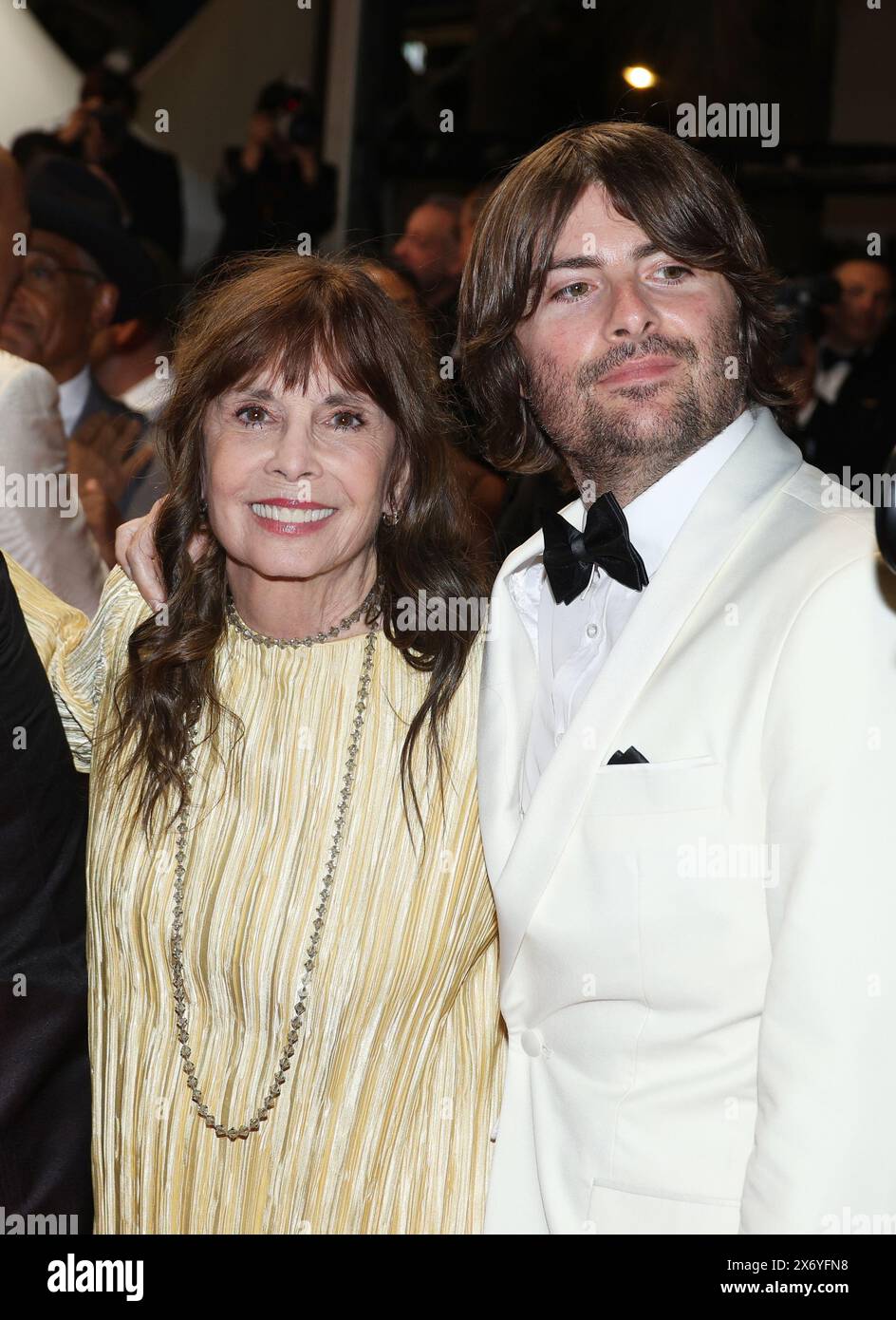 Talia Shire and Robert Schwartzman seen leaving the "Megalopolis" Red ...