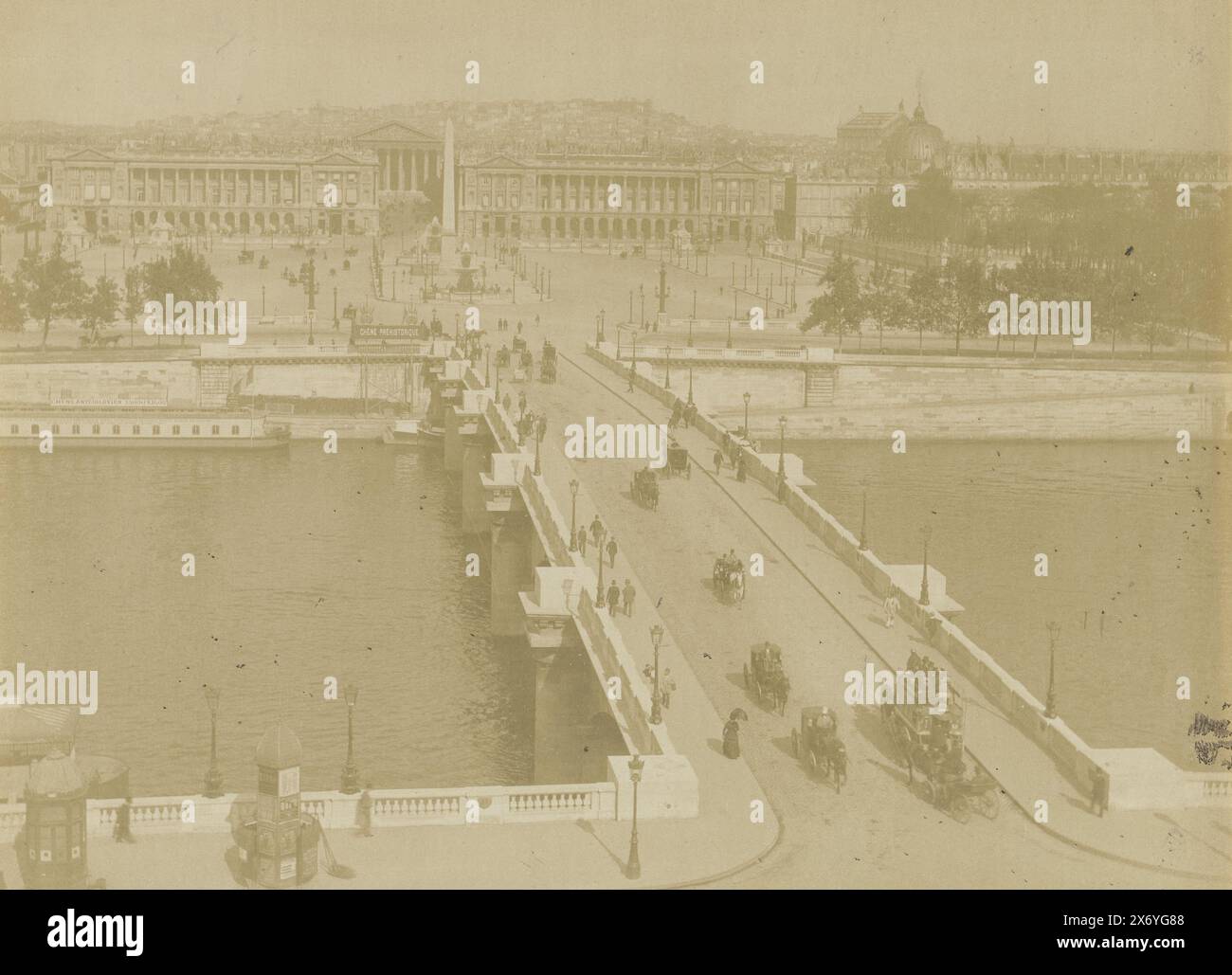 View of the Pont de la Concorde over the Seine in Paris, Paris - la ...