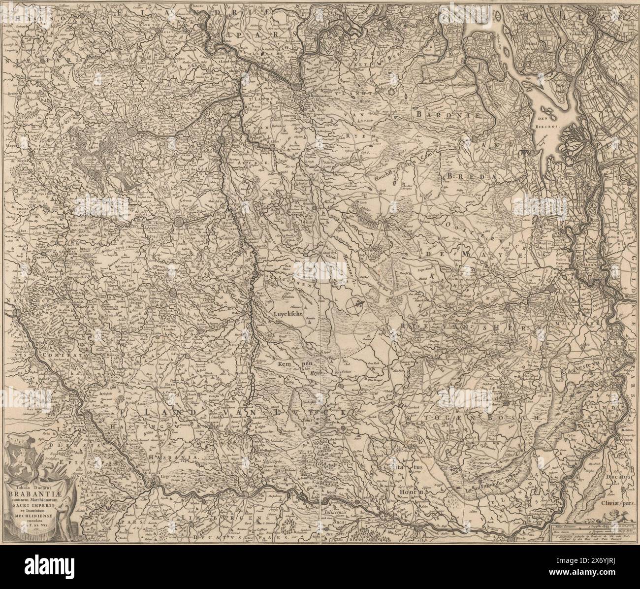 Map of brabant hi-res stock photography and images - Alamy