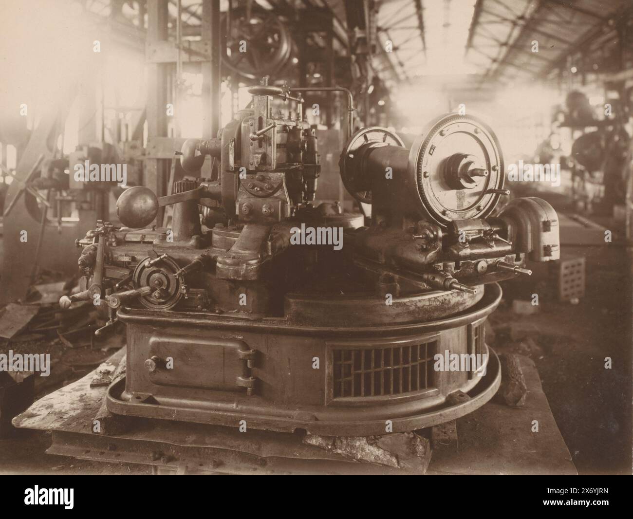 Cutting bench, Cutting bench, 1920. Part of the binder with photos of ...