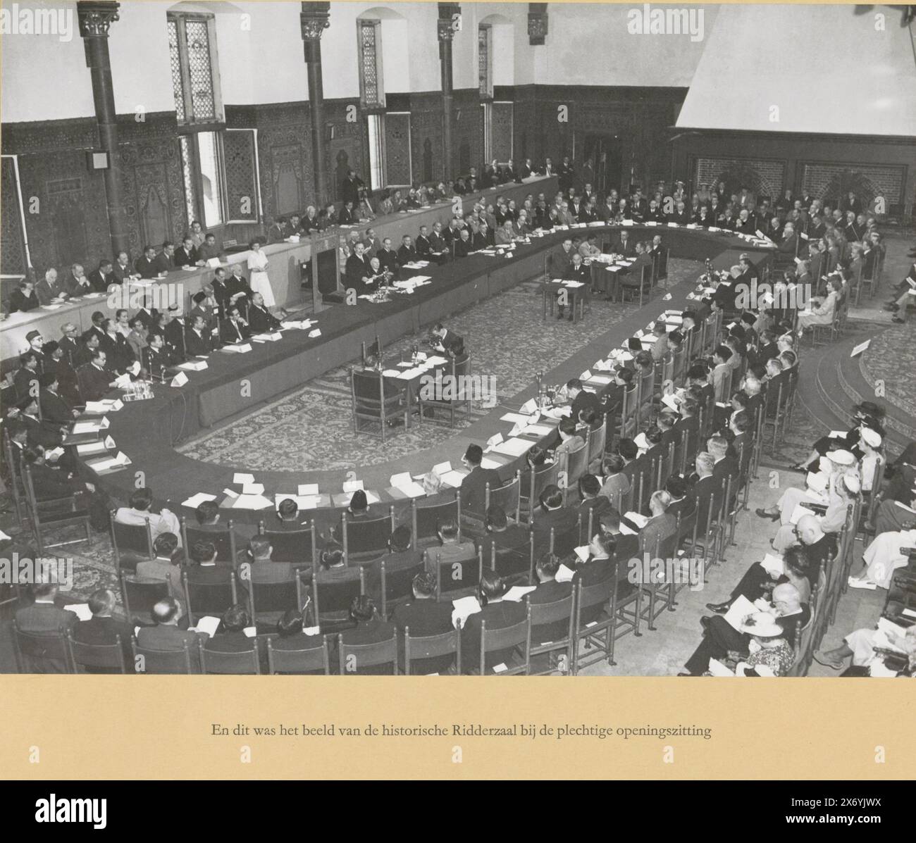 And this was the image of the historic Ridderzaal at the solemn opening ...