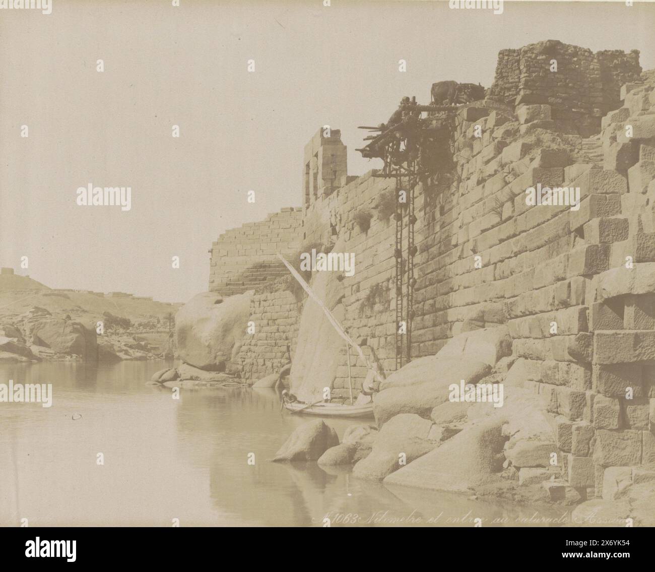 Nilometre egypt hi-res stock photography and images - Alamy