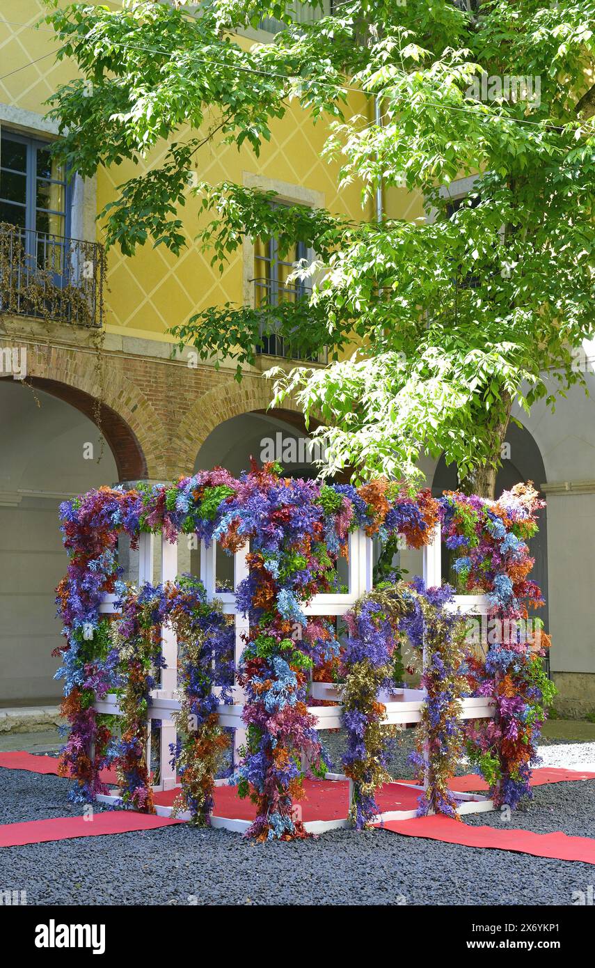 Exhibition Time of Flowers of Gerona-2024, Catalonia, Spain Stock Photo ...