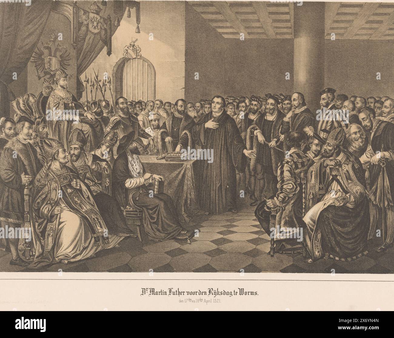 Luther at the reichstag in worms hi-res stock photography and images ...