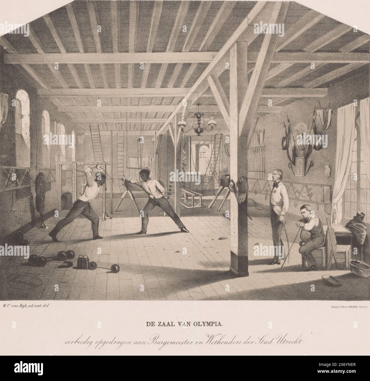 Two figures fencing hi-res stock photography and images - Alamy