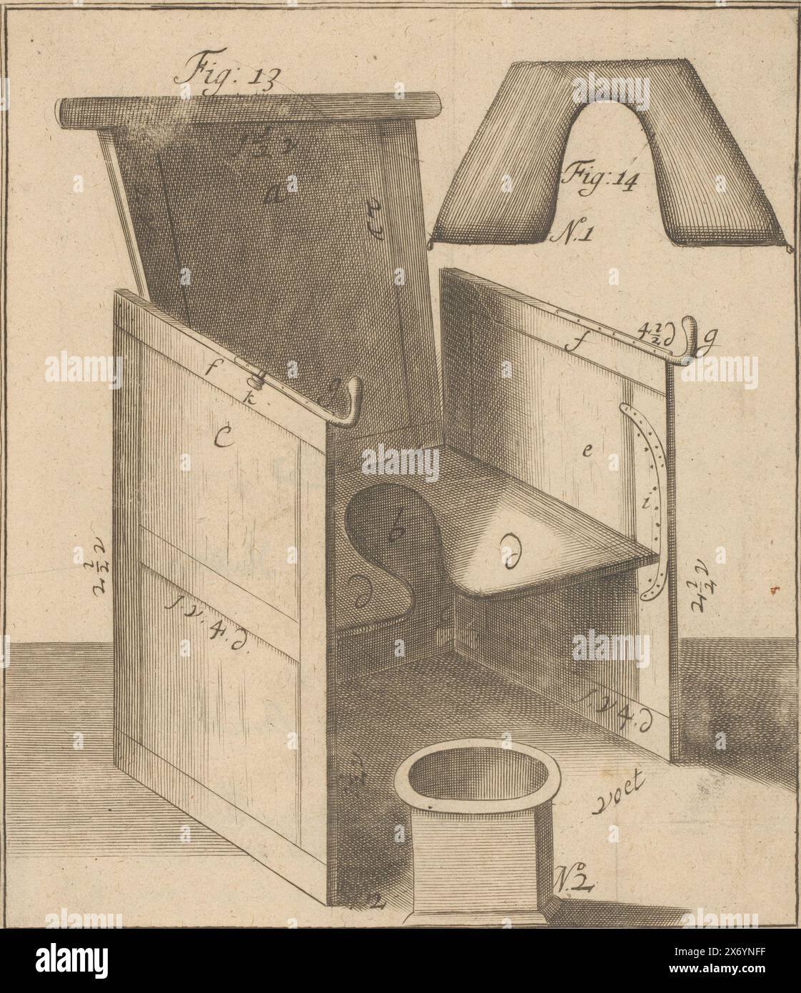 Birthing chair, A book illustration of a birthing chair, made to ...