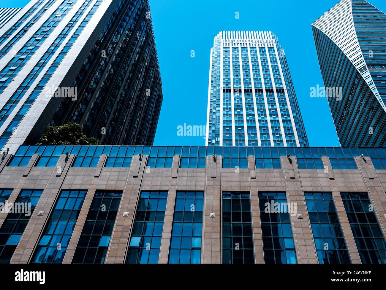 Modern Architecture; office building in China Stock Photo - Alamy