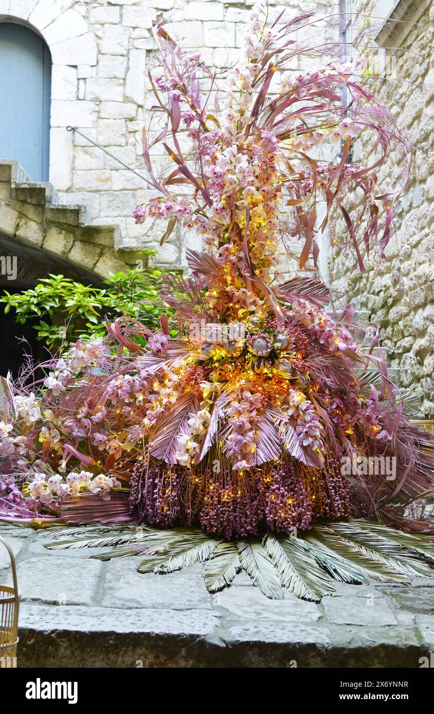 Exhibition Time of Flowers of Gerona-2024, Catalonia, Spain Stock Photo ...