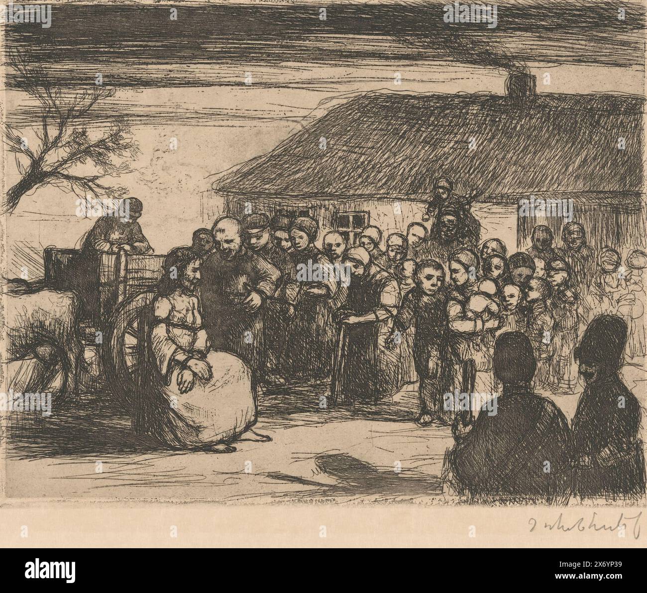 Mocking of Christ, Christ mocked (title on object), Christ is tied to a ...