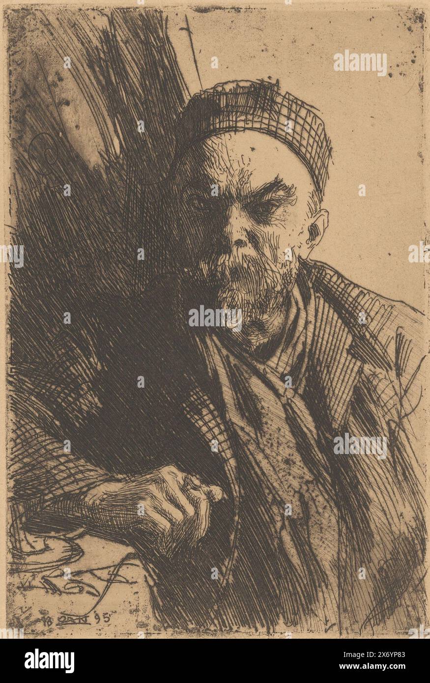 Paul Verlaine II, Portrait of the French poet Paul Verlaine, second ...