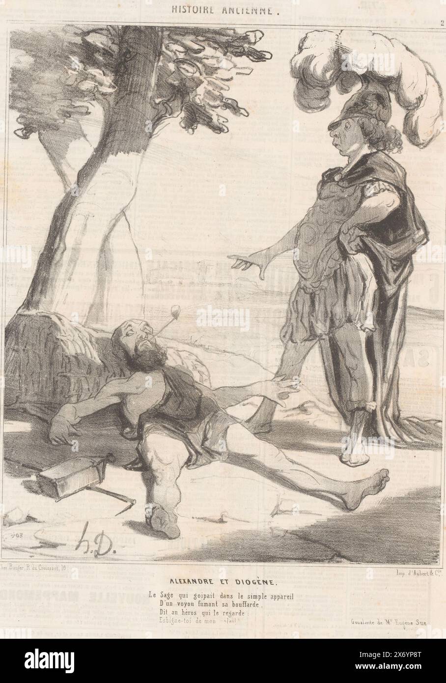 Alexandre the great diogenes hi-res stock photography and images - Alamy