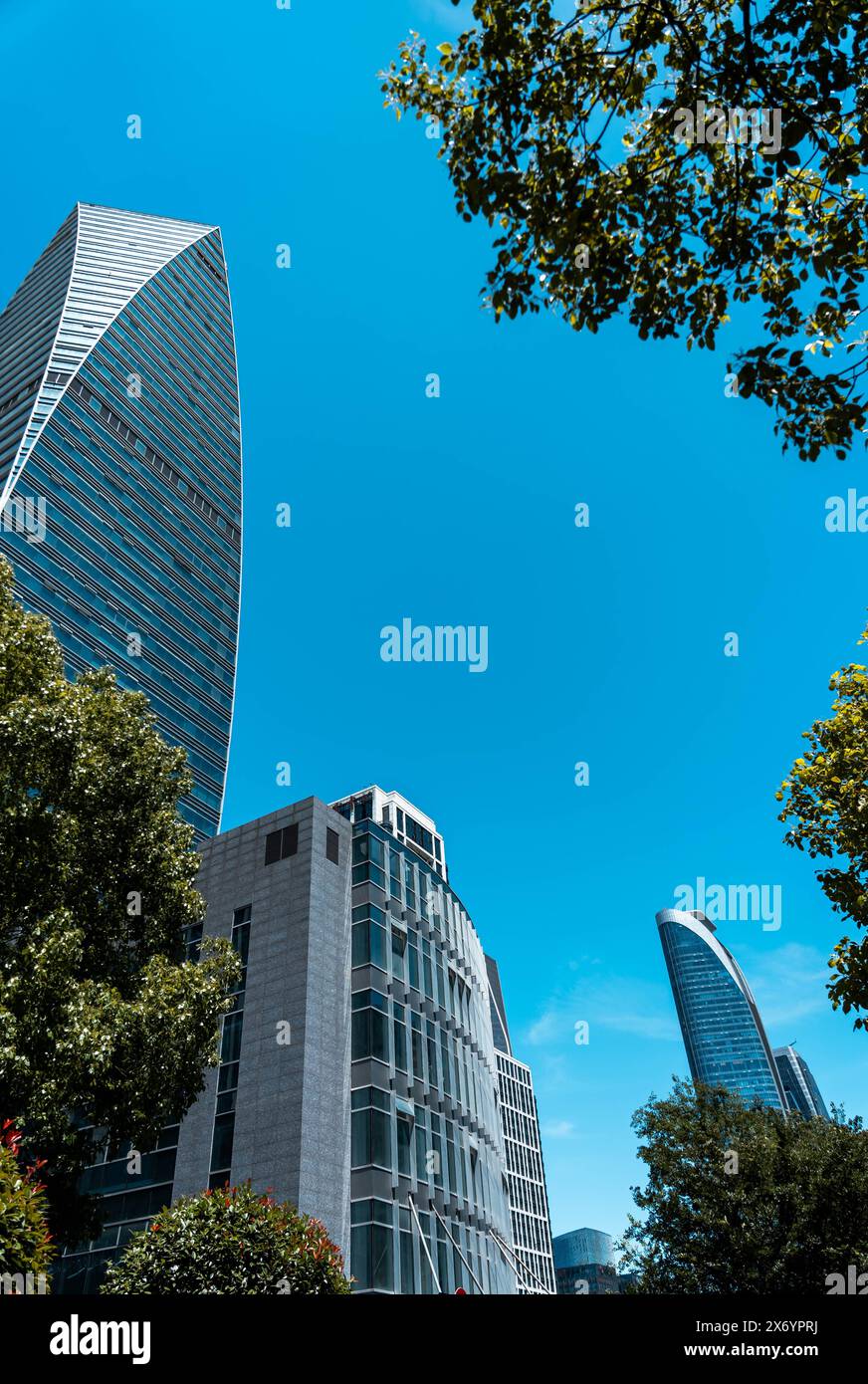 Modern Architecture; office building in China Stock Photo - Alamy