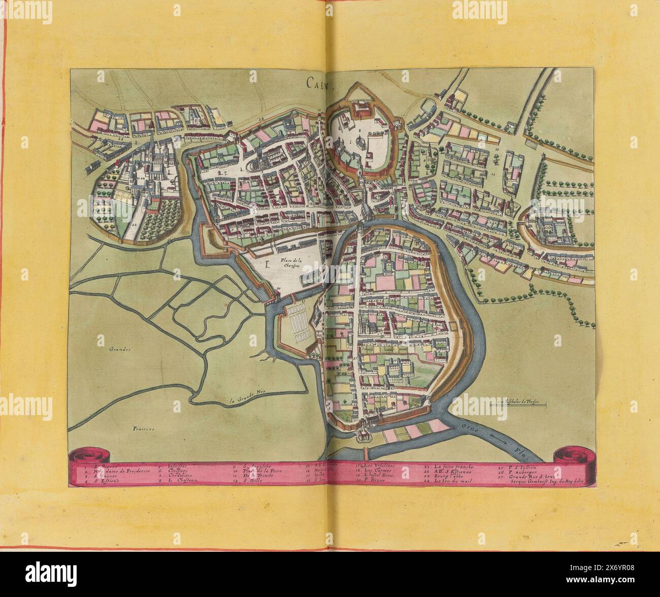 Map of caen hi-res stock photography and images - Alamy