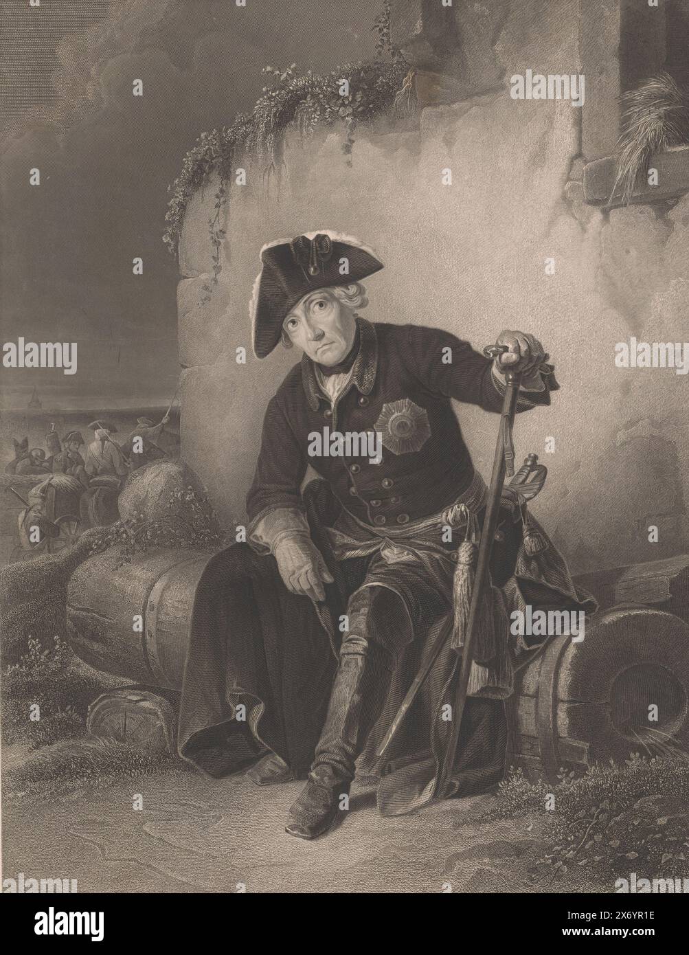 Austrian army under field marshal count leopold joseph von daun hi-res ...