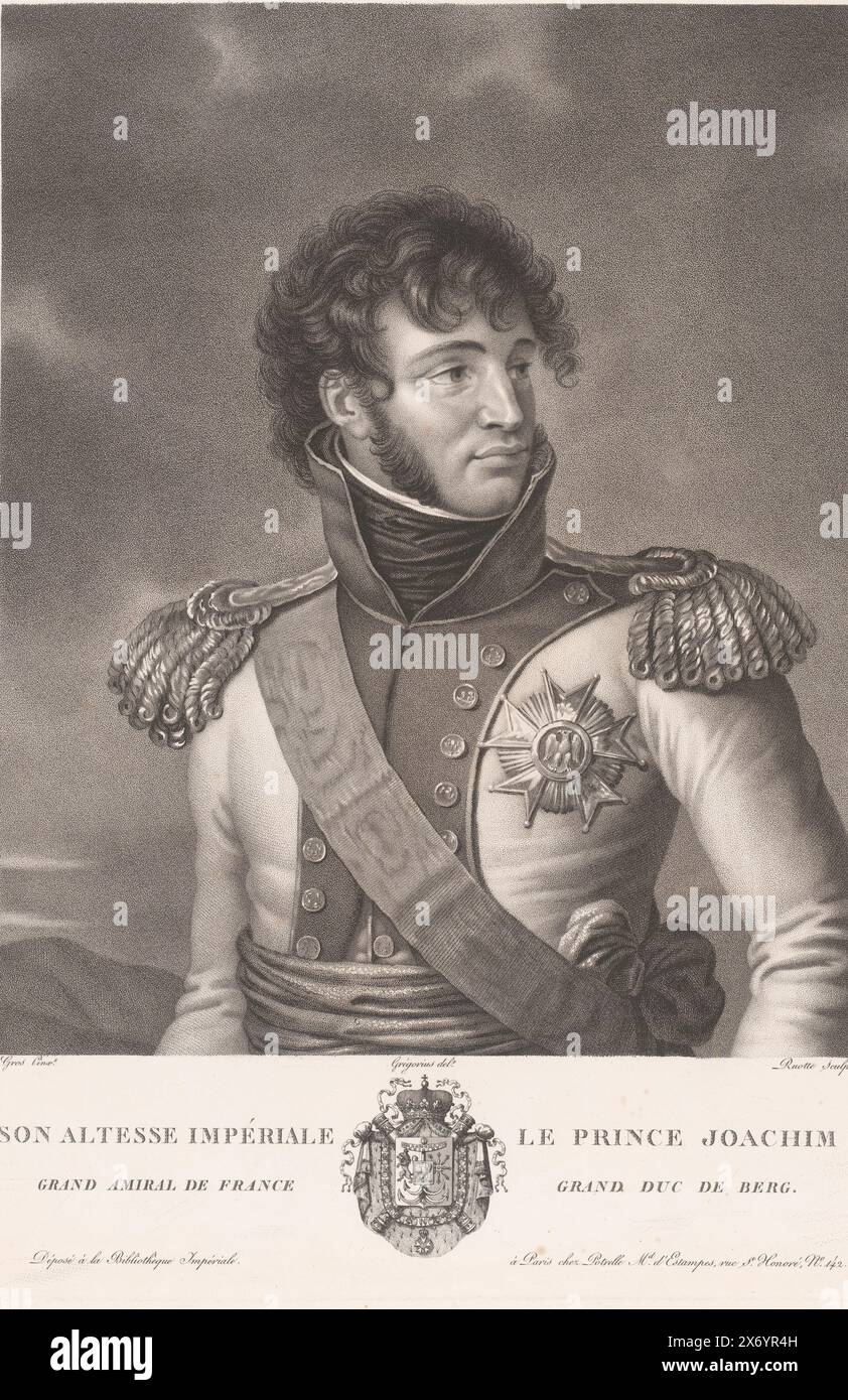 Portrait of Prince Joachim Murat, Son altesse impériale le prince ...