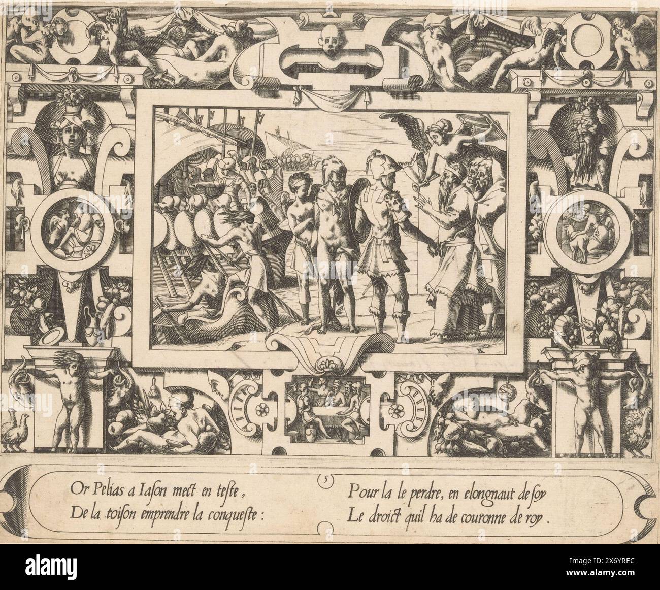 Jason and the Argonauts board the Argo, Jason and the golden fleece ...