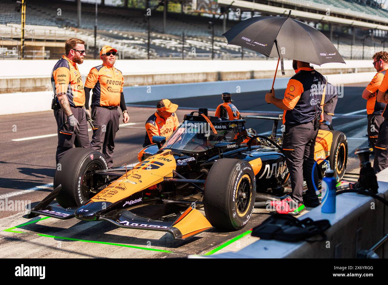 Indianapolis, United States. 16th May, 2024. Arrow McLaren driver Pato ...