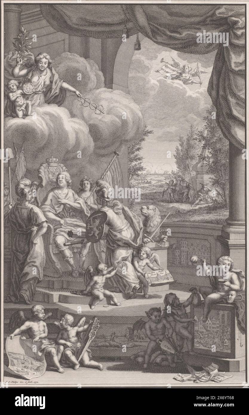 Allegory on the elevation of William IV, Prince of Orange-Nassau, to ...