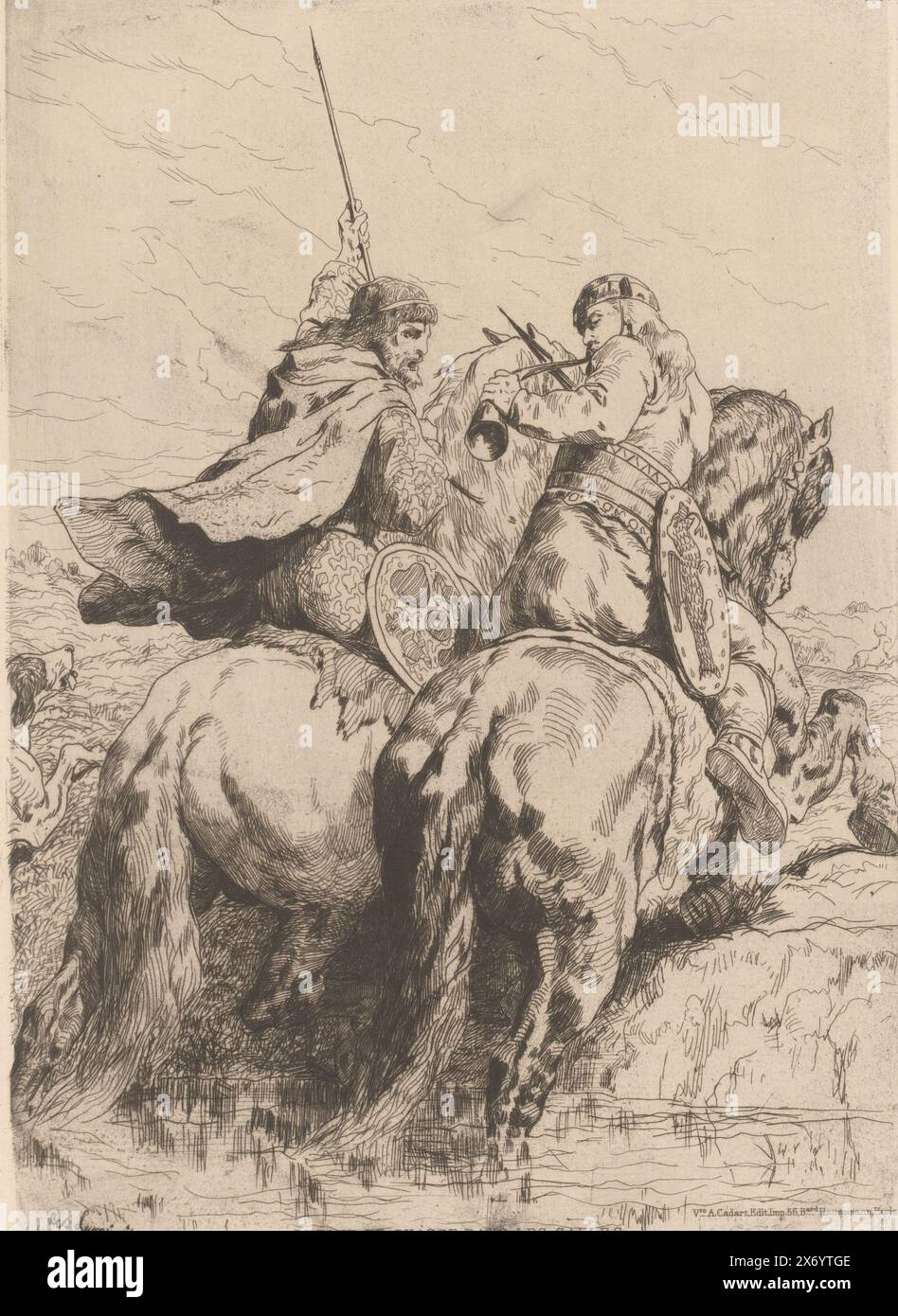 Two gallic warriors hi-res stock photography and images - Alamy