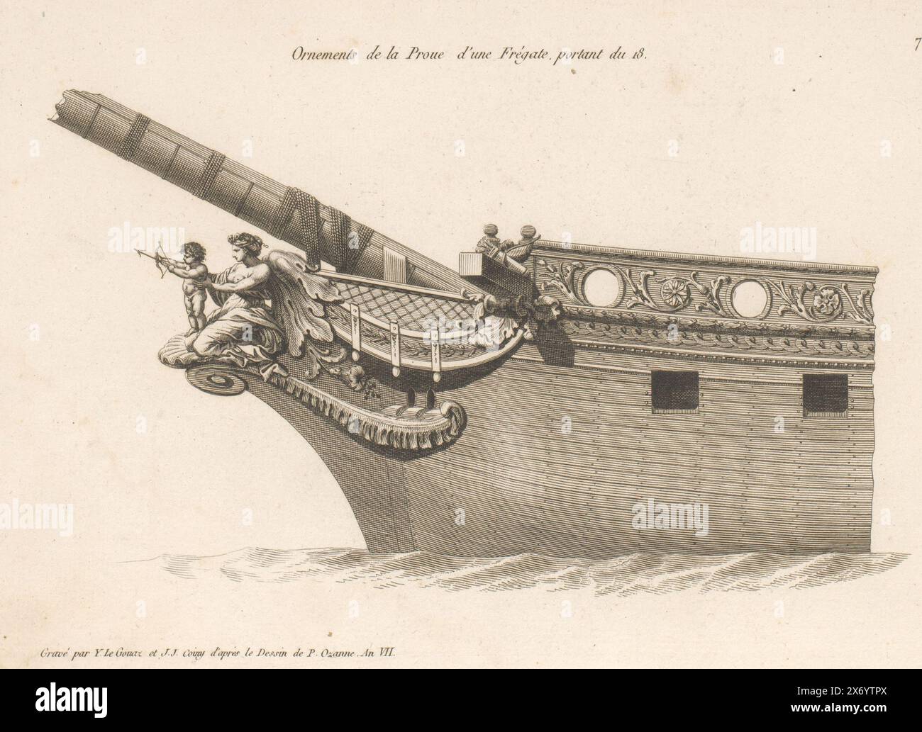 Ornements de la proue d hi-res stock photography and images - Alamy