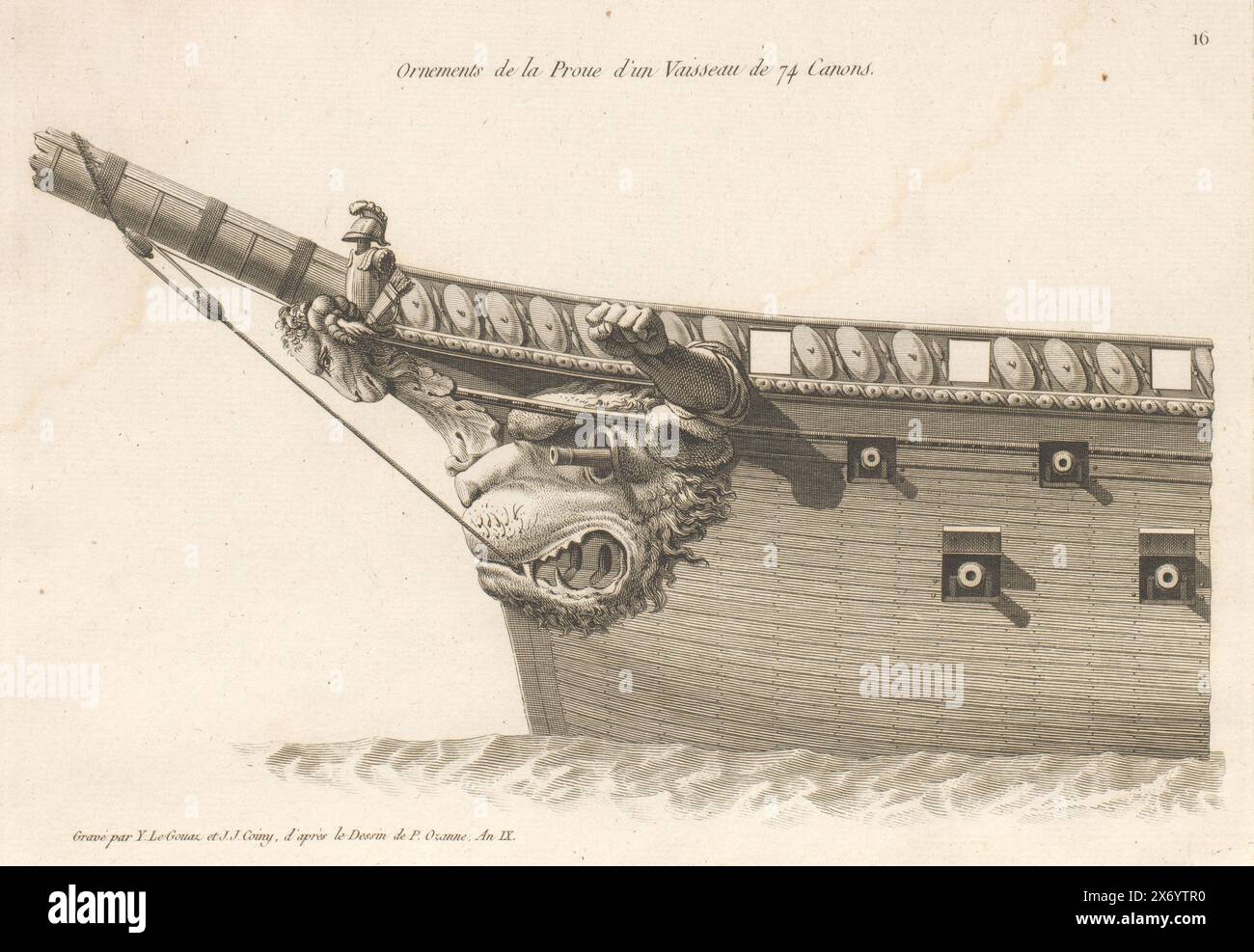 Ornements de la proue d hi-res stock photography and images - Alamy