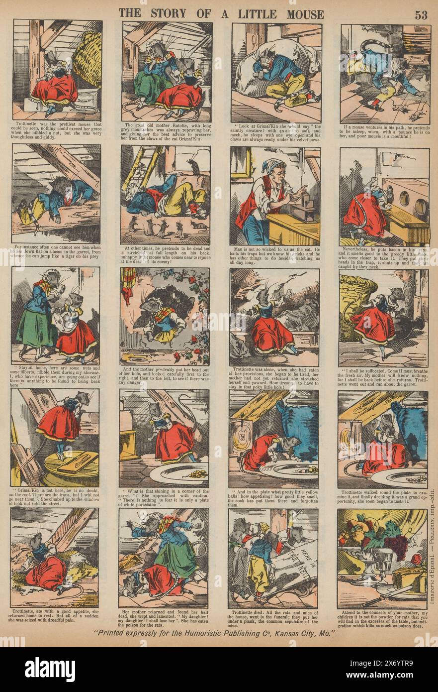 Life of a little mouse, The story of a little mouse (title on object ...