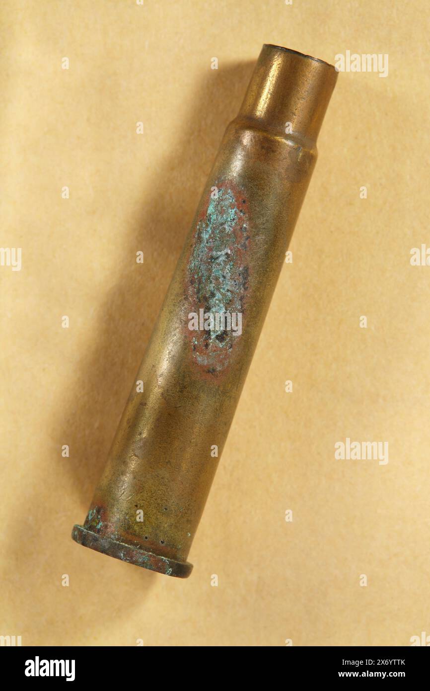 Old and rusty bullet casings Stock Photo - Alamy