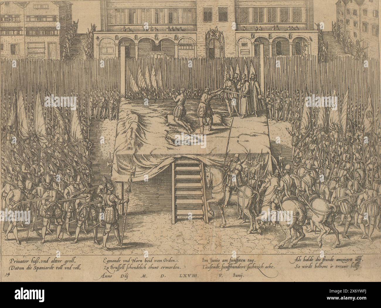 Beheading of Egmond and Horne, 1568, Series 5: Dutch Events, 1566-1570 ...