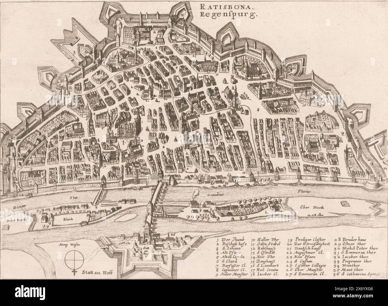 Map of regensburg hi-res stock photography and images - Alamy