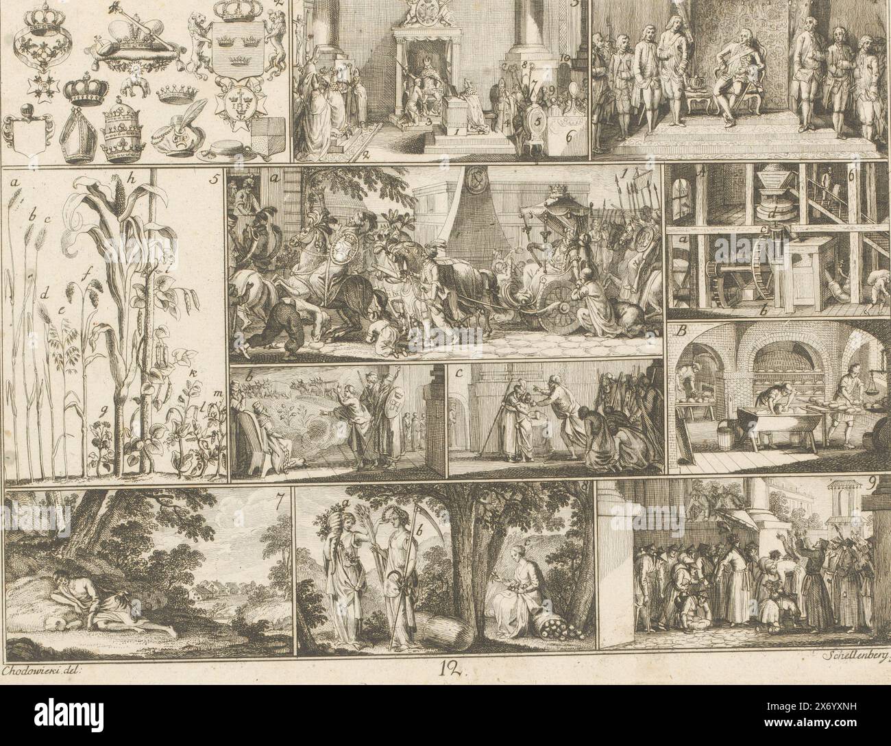 Sheet with various encyclopedic representations, Encyclopedic ...