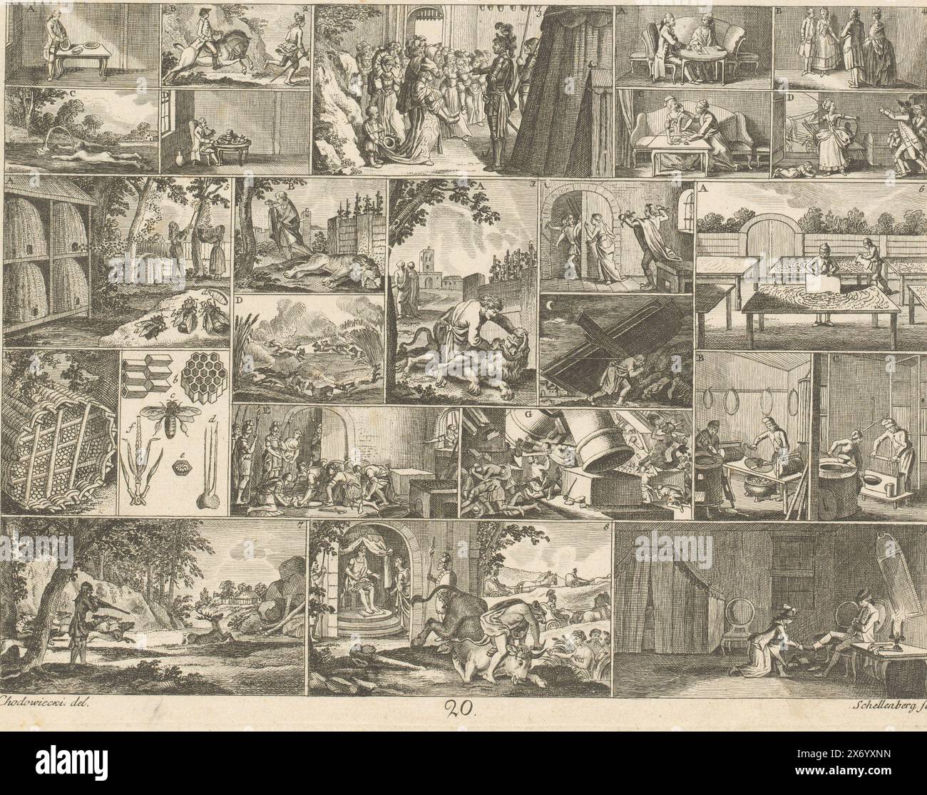 Sheet with various encyclopedic representations, Encyclopedic ...