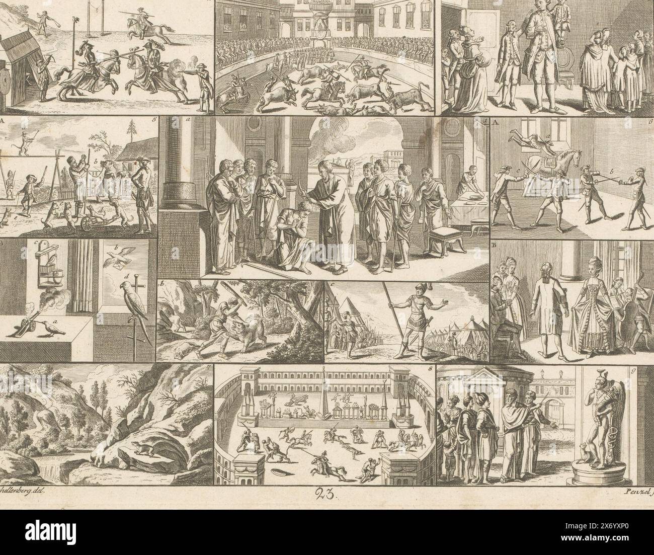 Sheet with various encyclopedic images, Encyclopedic images for youth ...