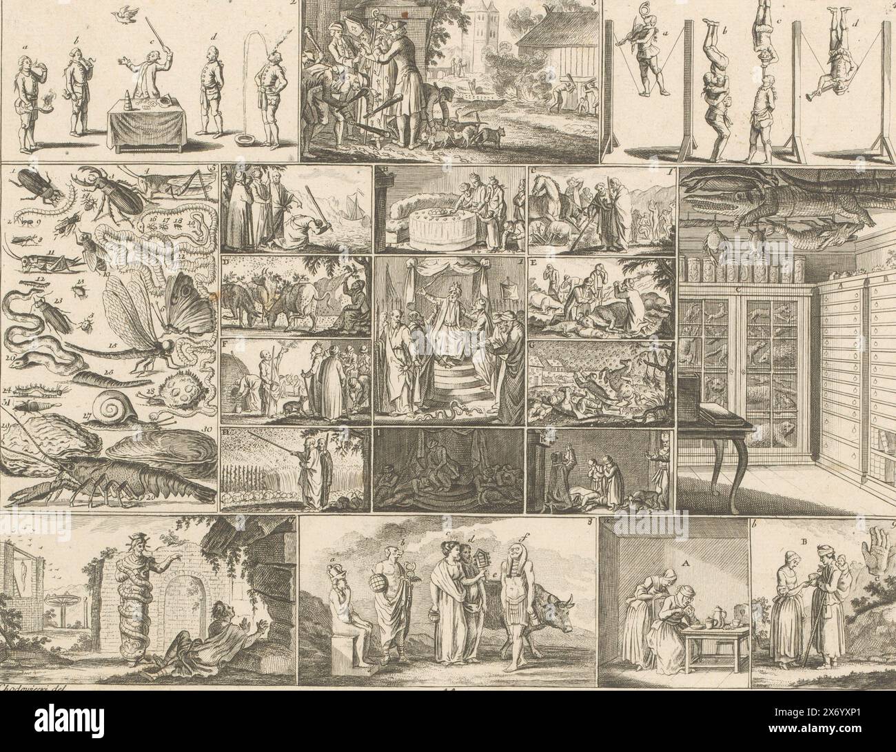 Sheet with various encyclopedic representations, Encyclopedic ...